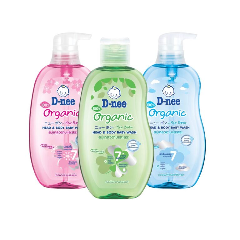 D-nee ดีนี่ สบู่และยาสระผม เบบี้วอช 3 สูตร ออร์แกนิค